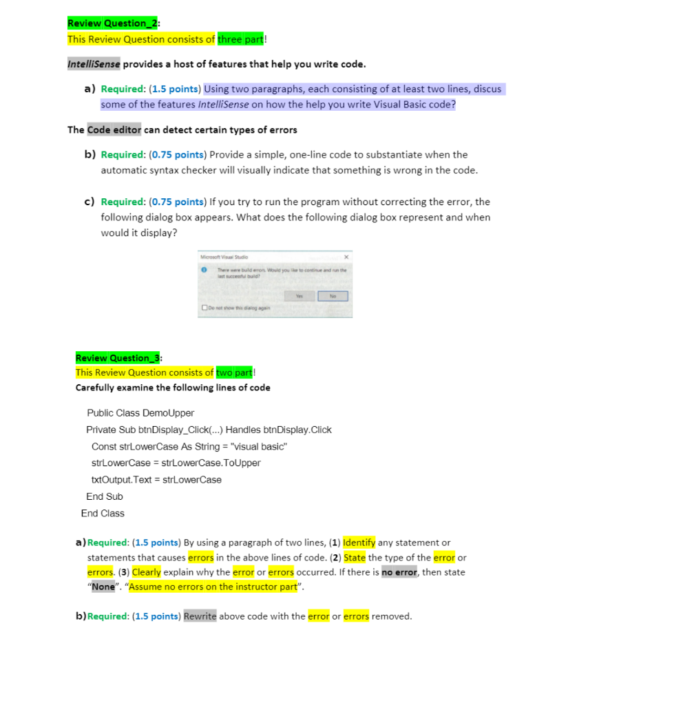 Solved Review Question_2: This Review Question consists of | Chegg.com