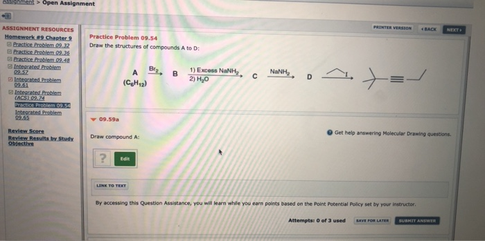 Solved saigkment> Open Assignment PRINTER VERSION BACK | Chegg.com