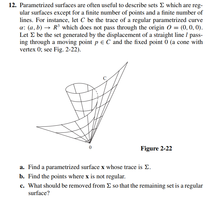 12. Parametrized surfaces are often useful to | Chegg.com