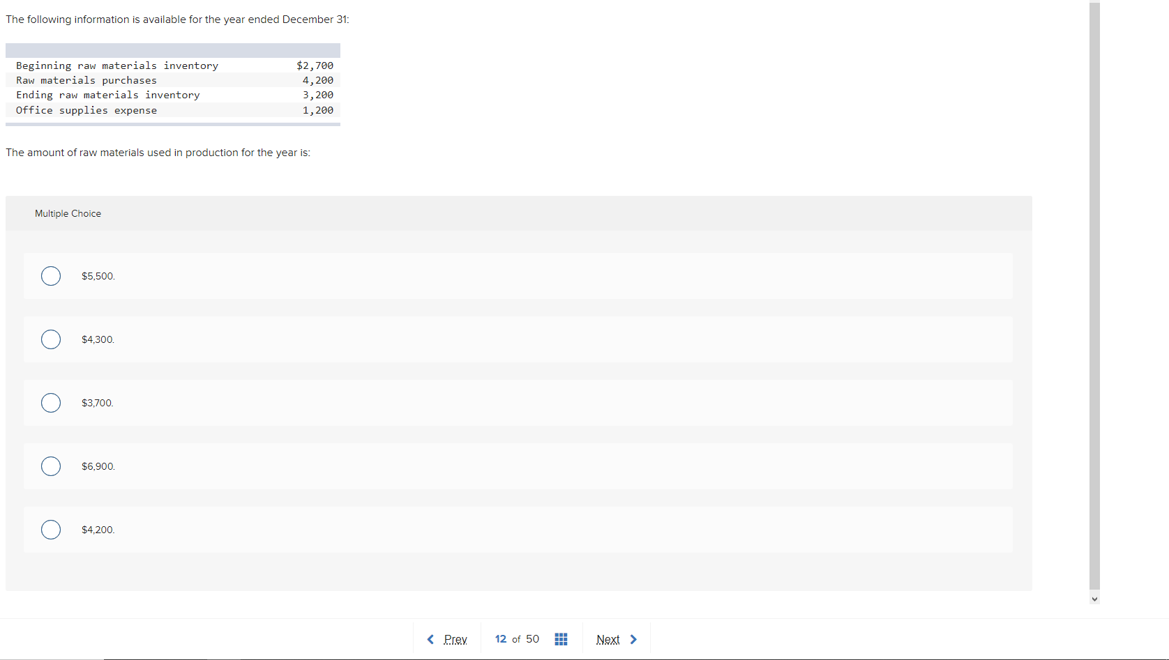 Solved The following information is available for the year | Chegg.com