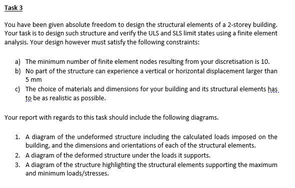 Solved You have been given absolute freedom to design the | Chegg.com