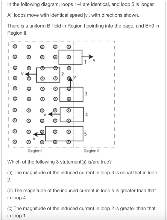 Solved In the following diagram, loops 1-4 are identical, | Chegg.com