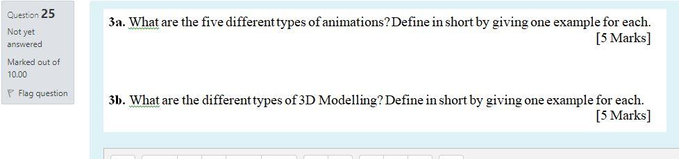 Solved Question 25 Not yet answered 3a. What are the five | Chegg.com
