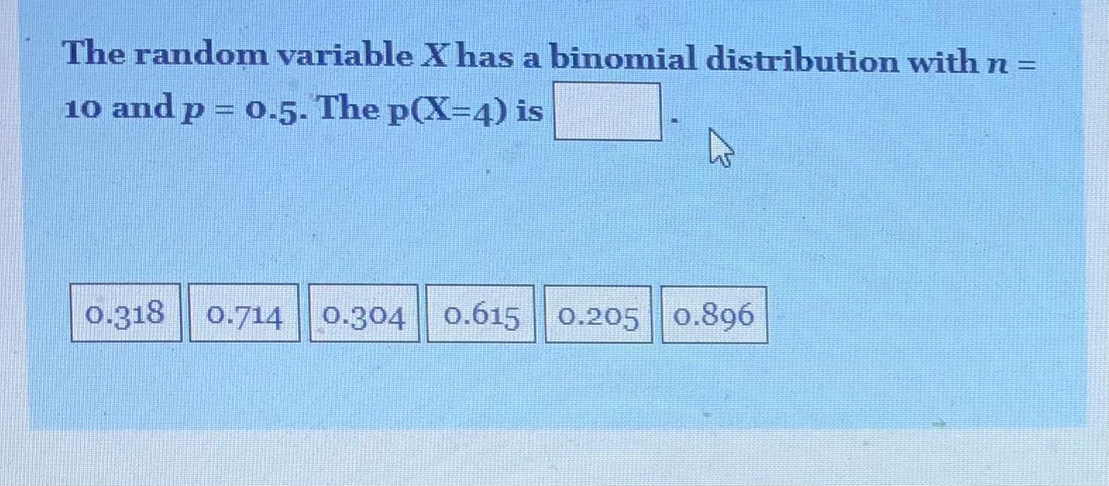 Solved The random variable X has a binomial distribution | Chegg.com