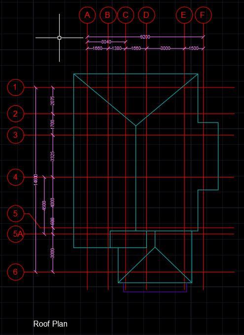 Solved draw section C-C the one we marked 4 to 6 with roof | Chegg.com
