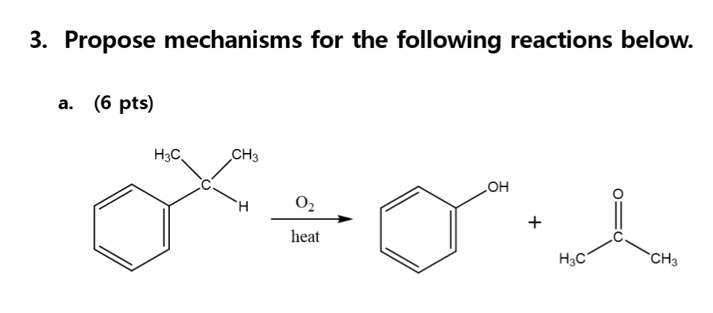 Solved 3. Propose mechanisms for the following reactions | Chegg.com