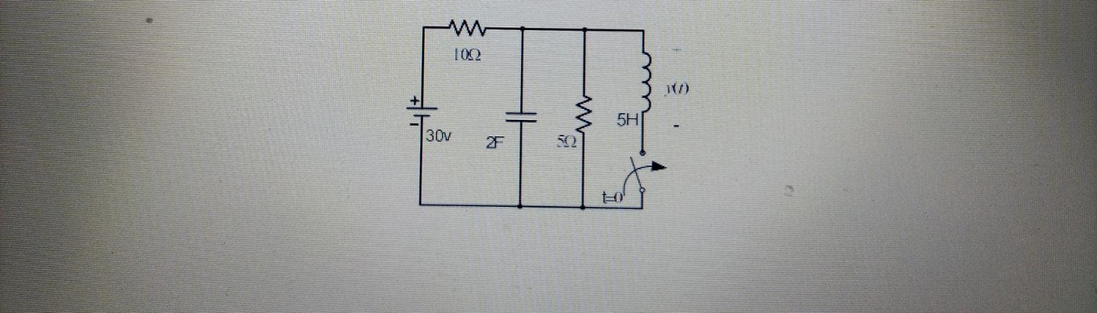 Solved In the circuit given below, after the switch is kept | Chegg.com