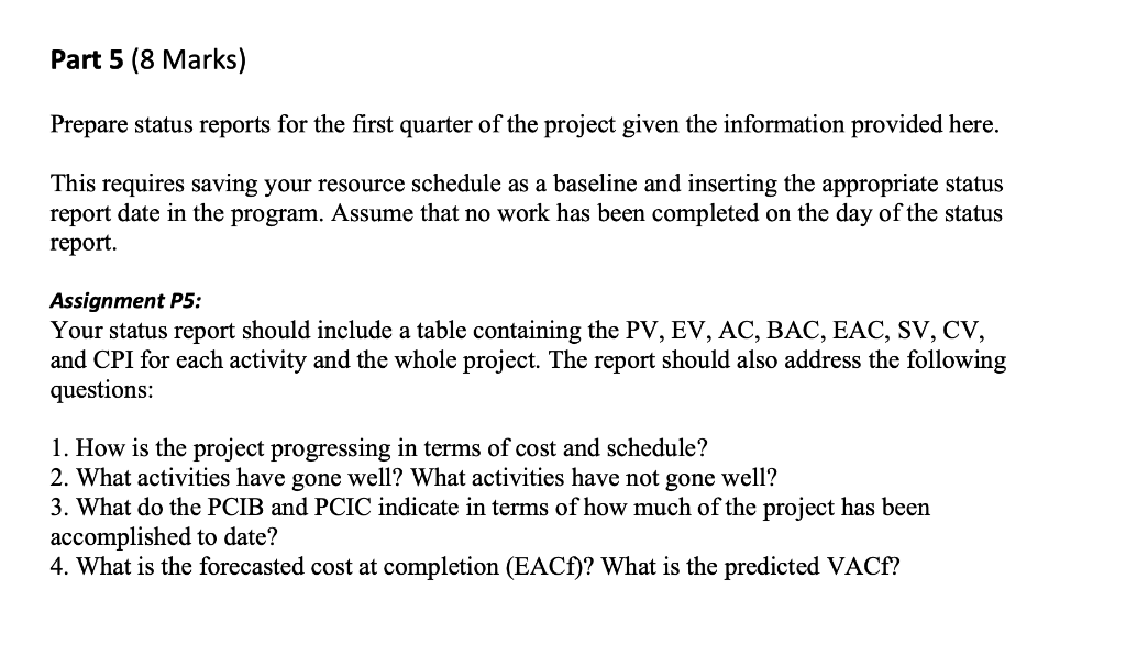 Solved Part 1 (3 Marks) Project Description The new | Chegg.com