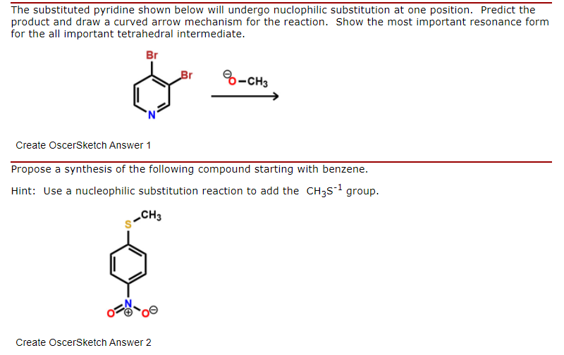 Solved The substituted pyridine shown below will undergo | Chegg.com