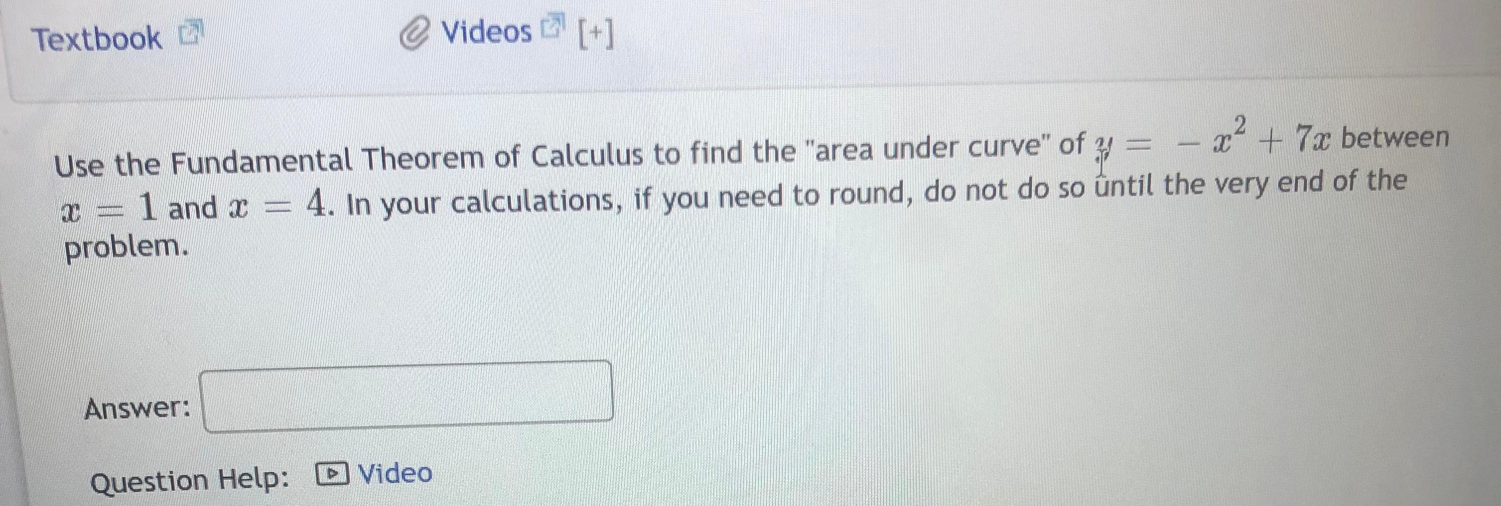 Solved Use the Fundamental Theorem of Calculus to find the | Chegg.com
