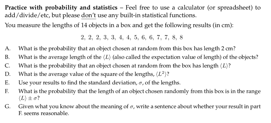 Solved Practice with probability and statistics - Feel free | Chegg.com