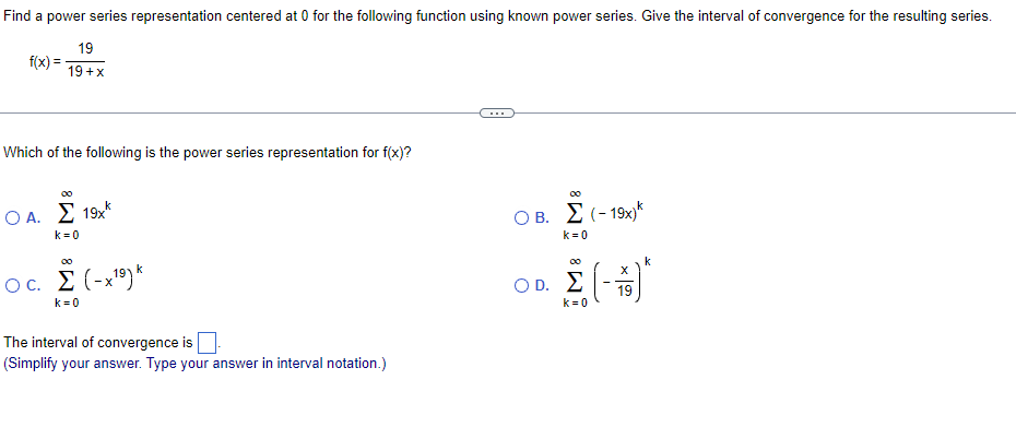 Solved Find a power series representation centered at 0 ﻿for | Chegg.com
