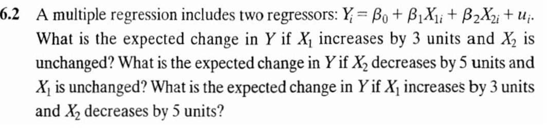 Solved 2 A multiple regression includes two regressors: | Chegg.com
