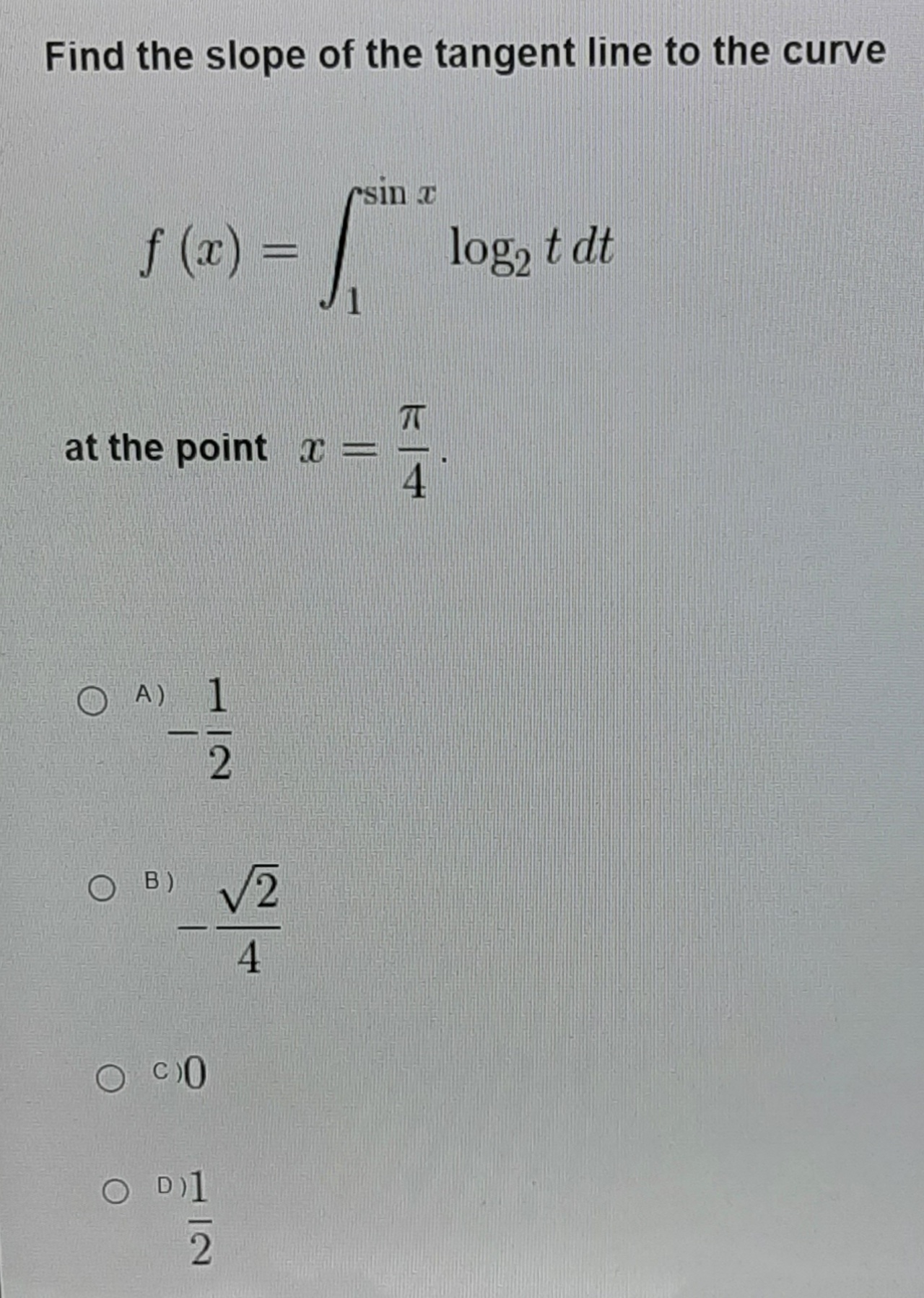 Find the slope of the tangent line to the curve | Chegg.com