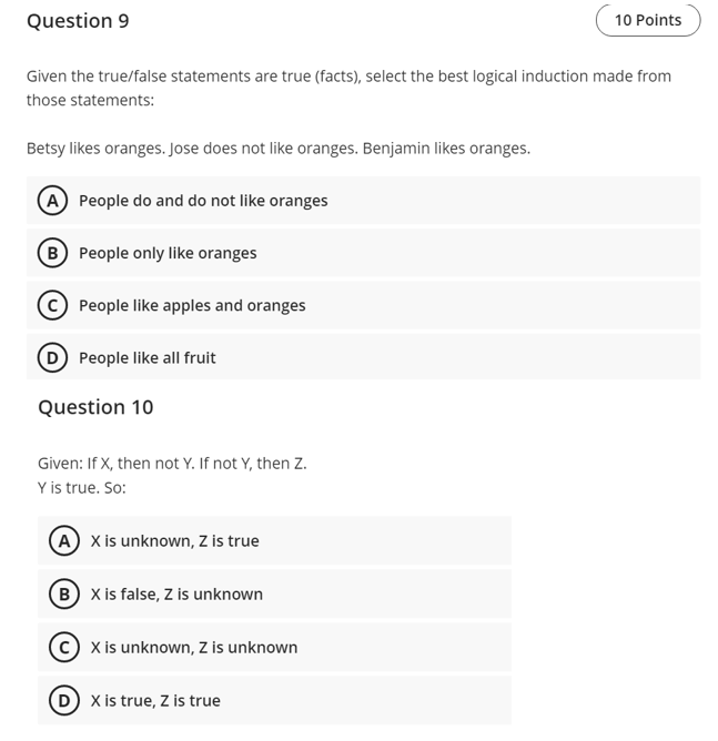 Solved Question 1 10 Points Question 3 10 Points what | Chegg.com