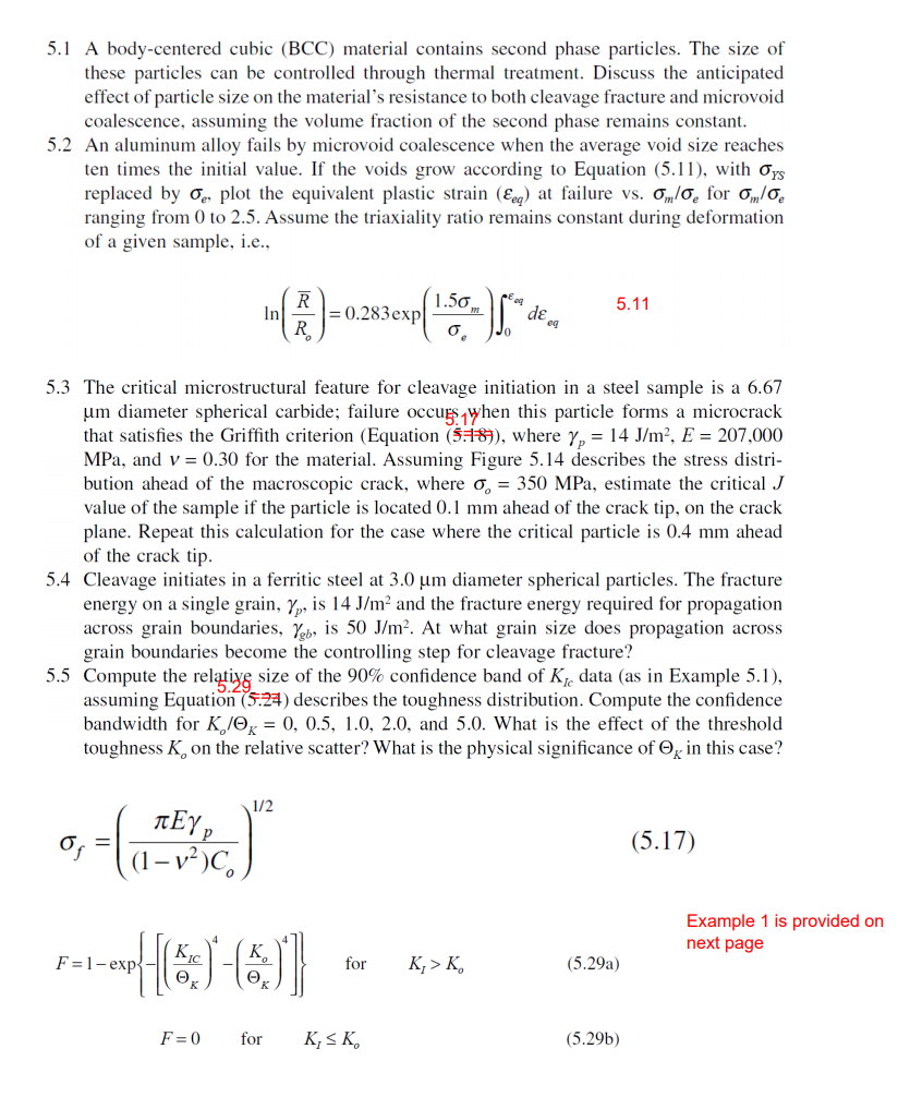 5.1 A body-centered cubic (BCC) material contains | Chegg.com
