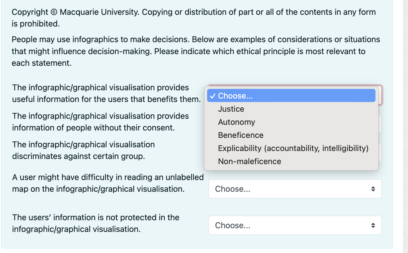 Solved Copyright @ Macquarie University. Copying or | Chegg.com