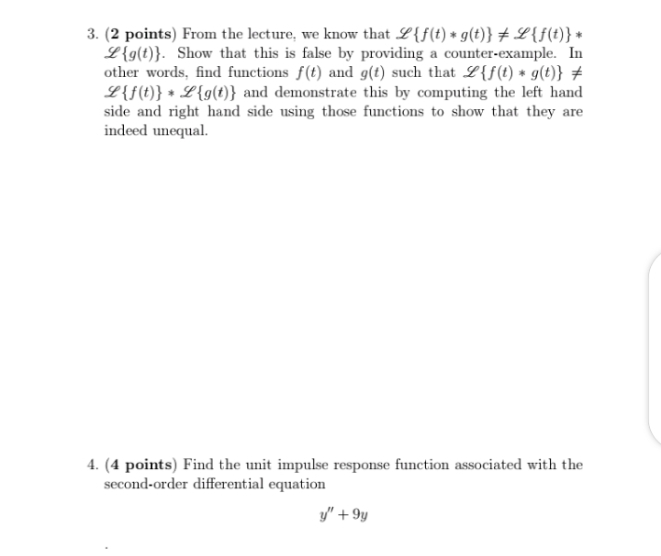 Solved 3. (2 points) From the lecture, we know that | Chegg.com