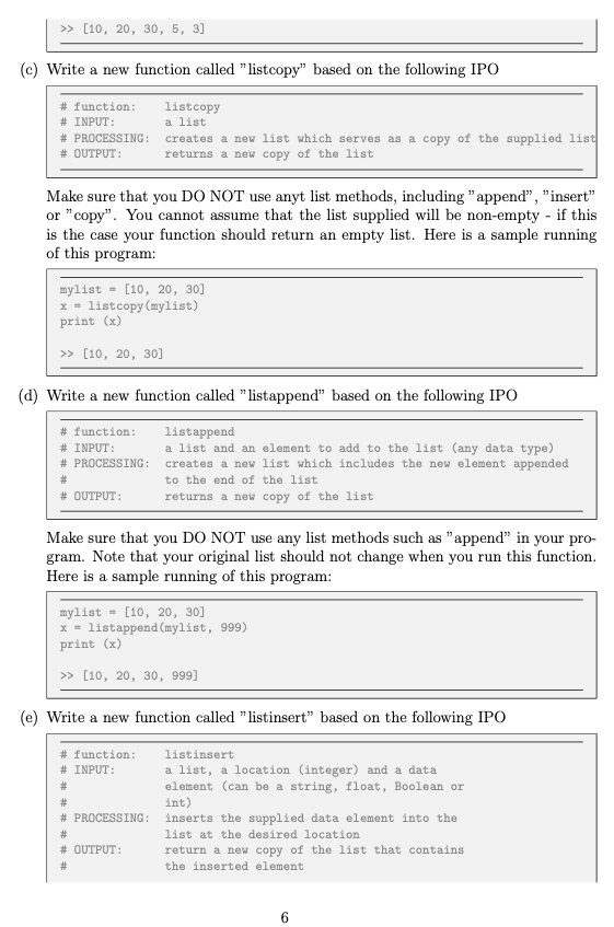 Solved Written in the python 3 syntax. Please provide a step | Chegg.com