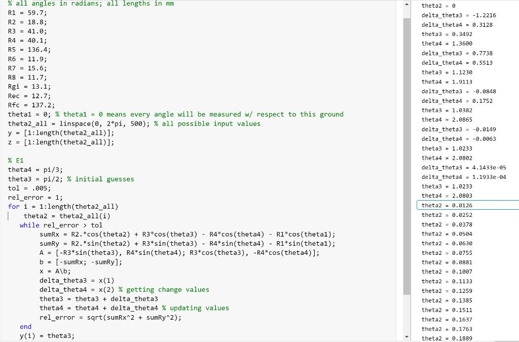 Solved I am trying to make this while loop run for every | Chegg.com