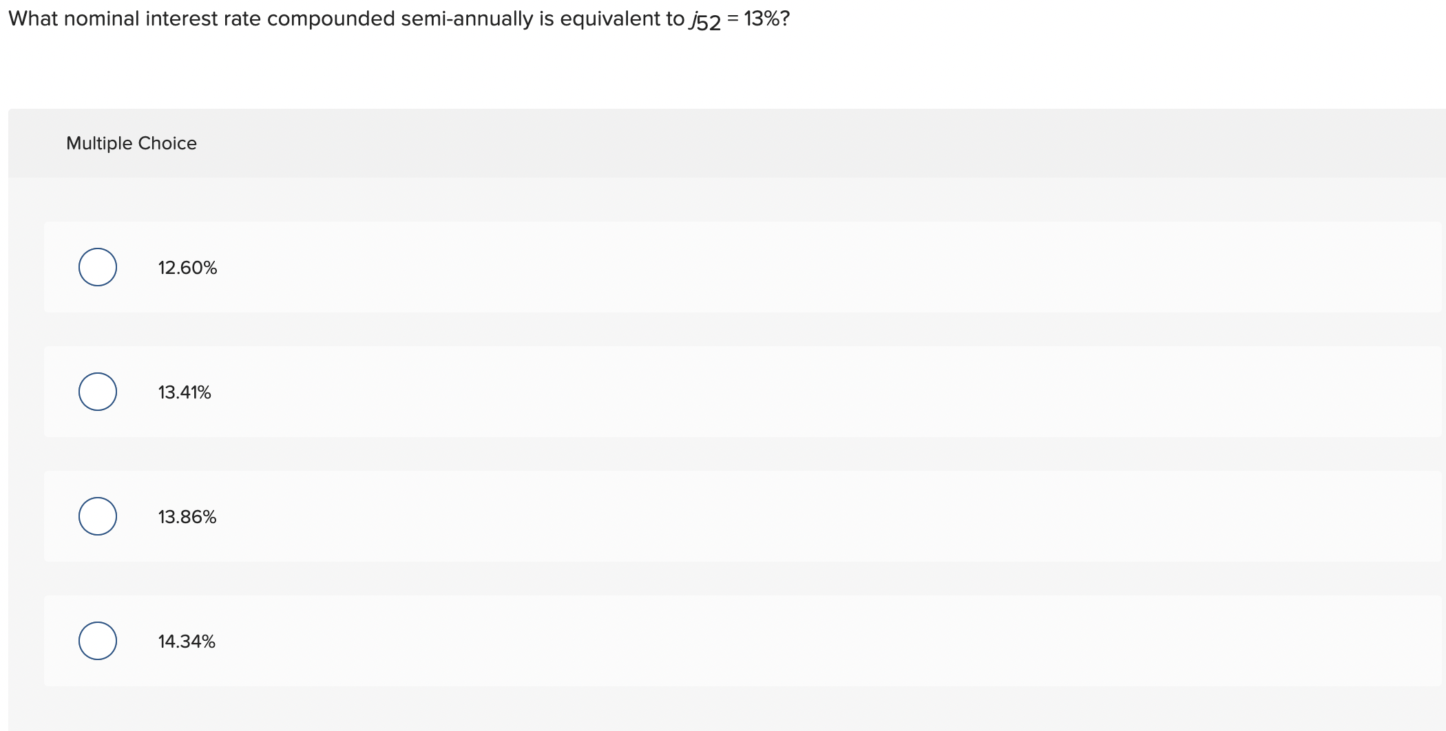 Solved What nominal interest rate compounded semi-annually | Chegg.com