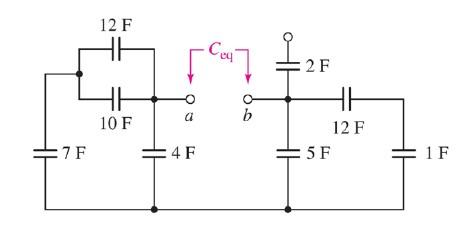 Solved Calculate the equivalent capacitance (Ceq) for the | Chegg.com