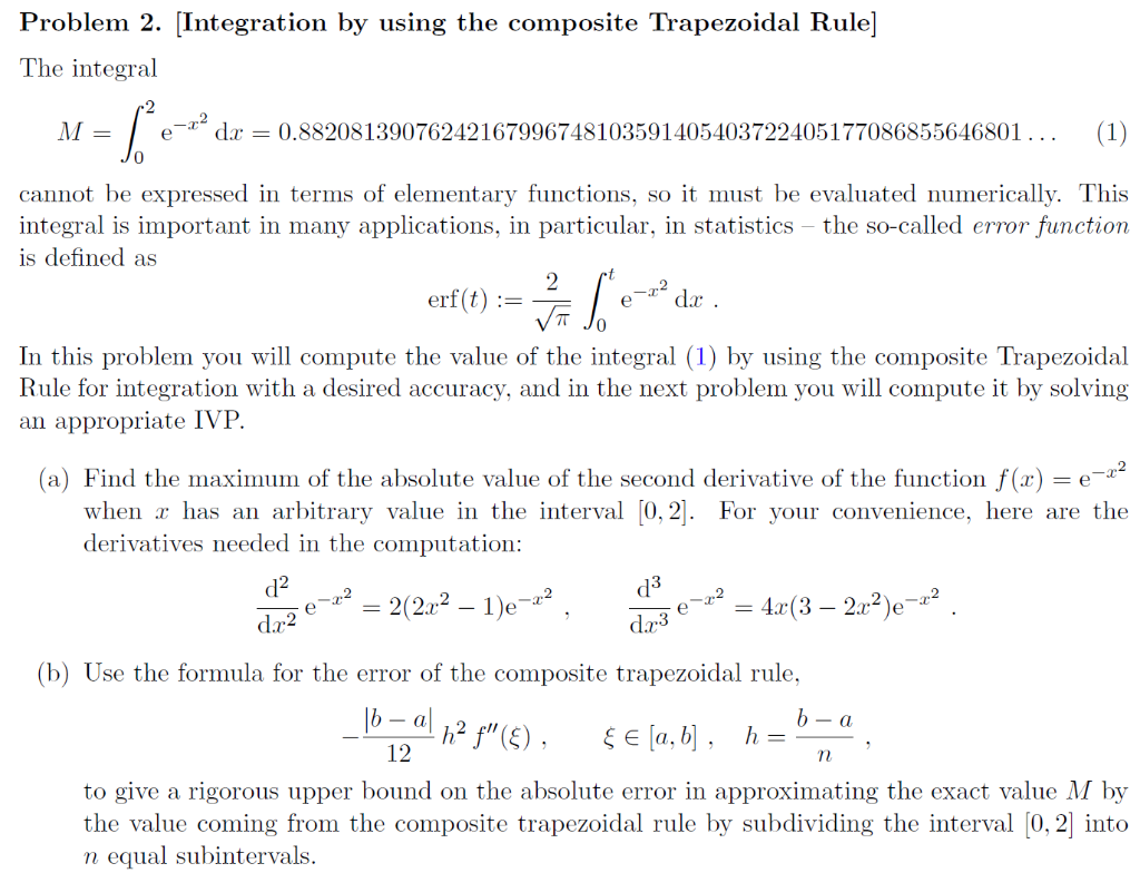 Solved Problem 2. [Integration by using the composite | Chegg.com
