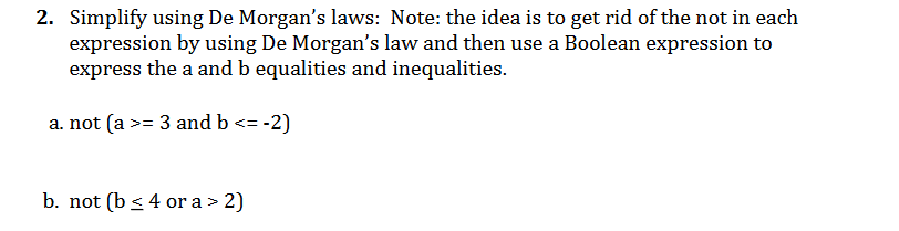 Solved Simplify using De Morgan's laws: Note: the idea is to | Chegg.com