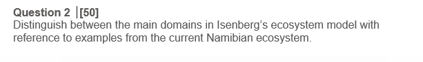 Solved Question 2 [50] Distinguish between the main domains | Chegg.com