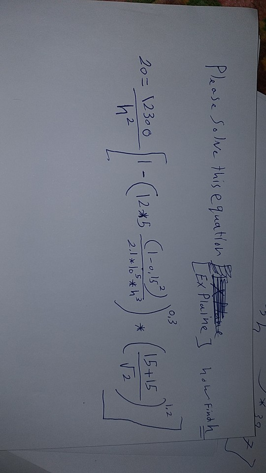 Solved Please Solve this equation exte [Explaine ] how find | Chegg.com