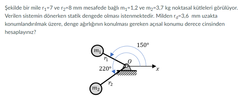 Solved The figure shows point masses m1=1.2 and m2=3.7 kg | Chegg.com