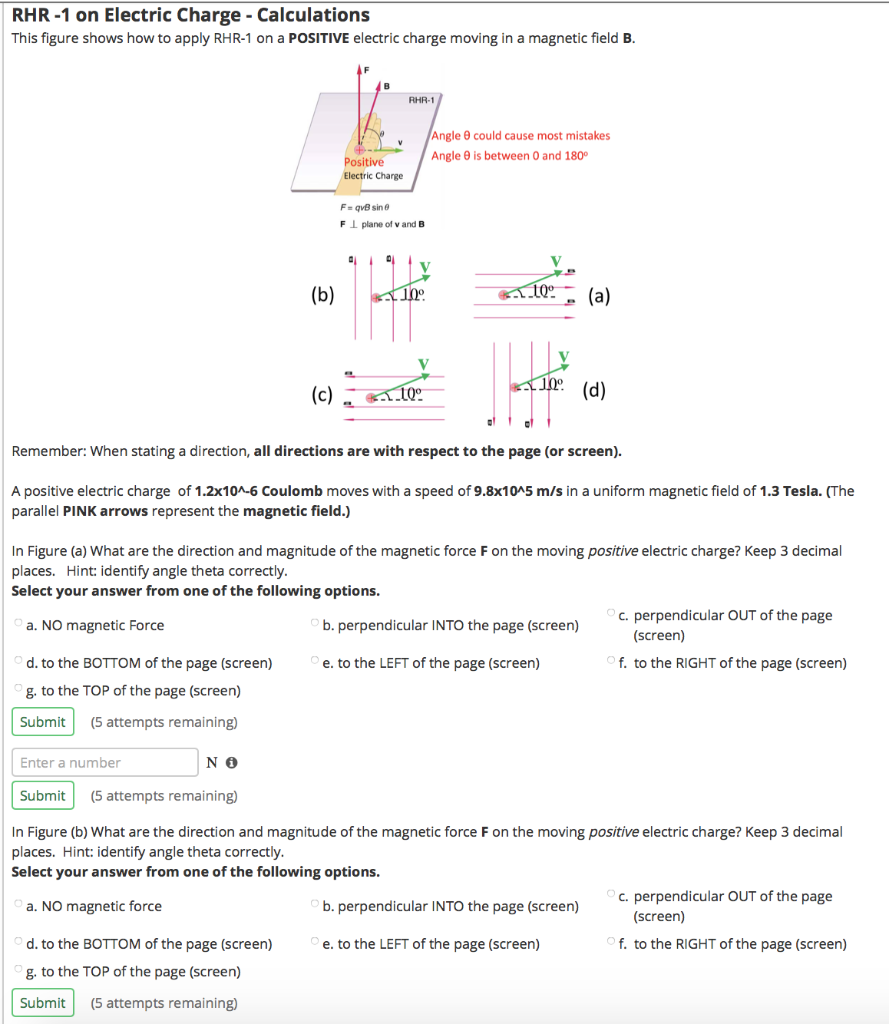 Solved RHR-1 on Electric Charge - Calculations This figure | Chegg.com