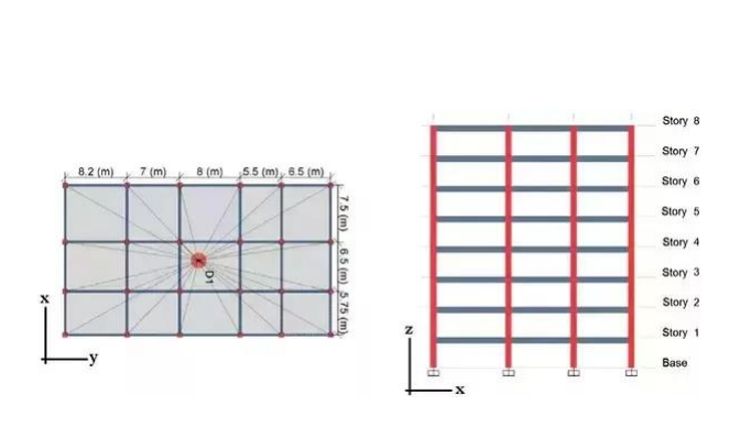 Solved The structural plan and elevation of a reinforced | Chegg.com