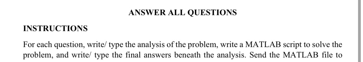Solved INSTRUCTIONS For each question, write/ type the | Chegg.com