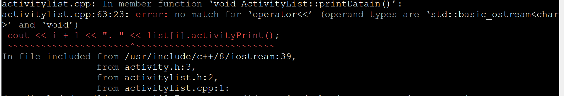 Solved Why am I getting this error and how can I fix it | Chegg.com