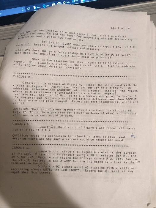 Hi, this is a lab report. My lab partner lost the | Chegg.com