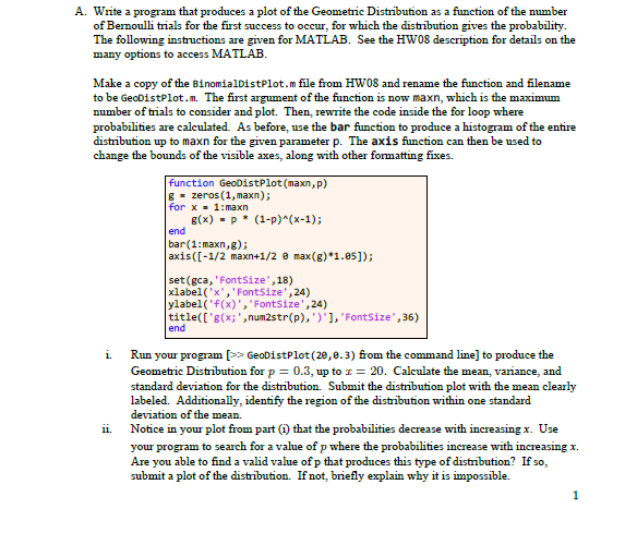 A. Write a program that produces a plot of the | Chegg.com