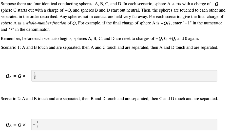 Solved Suppose there are four identical conducting spheres: | Chegg.com