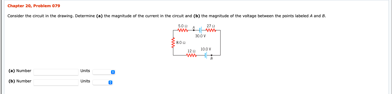 Solved Chapter 20, Problem 082 GO Using Kirchhoff's loop | Chegg.com