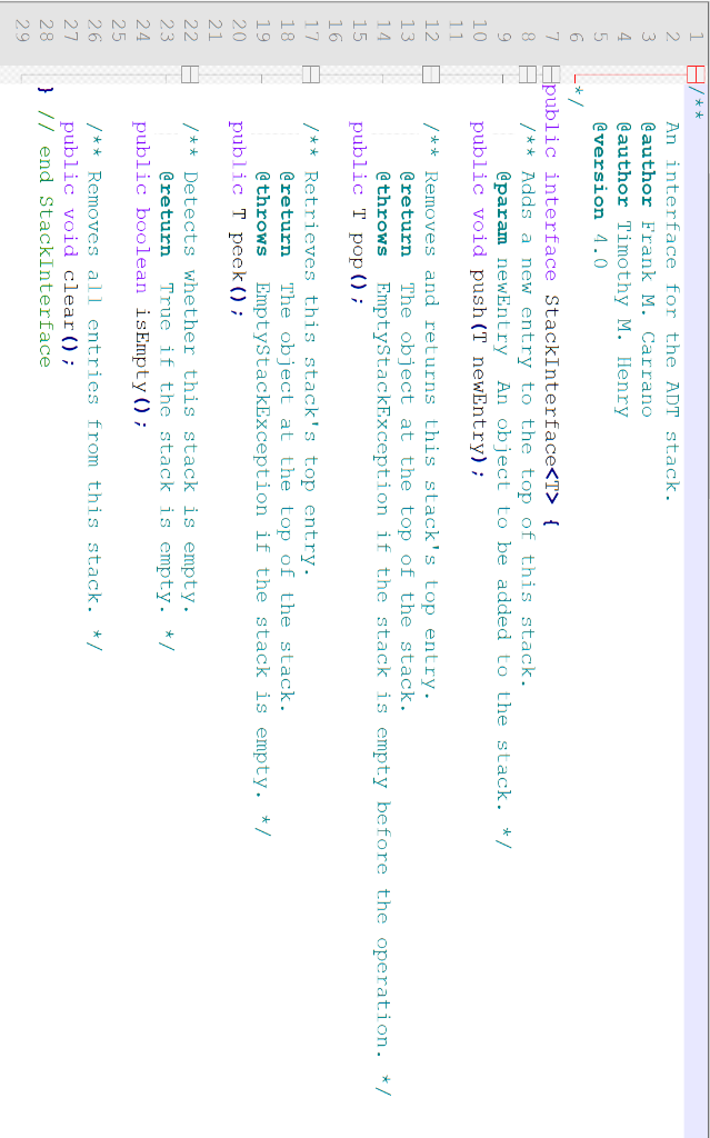 Solved The current StackInterface has 5 methods; In addition | Chegg.com