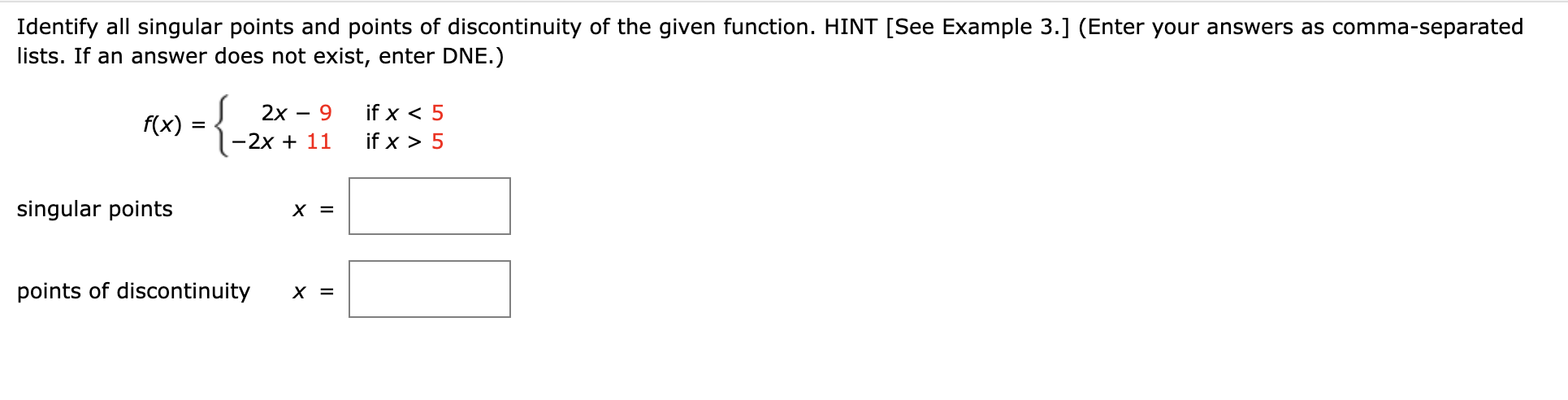 Solved Identify all singular points and points of | Chegg.com