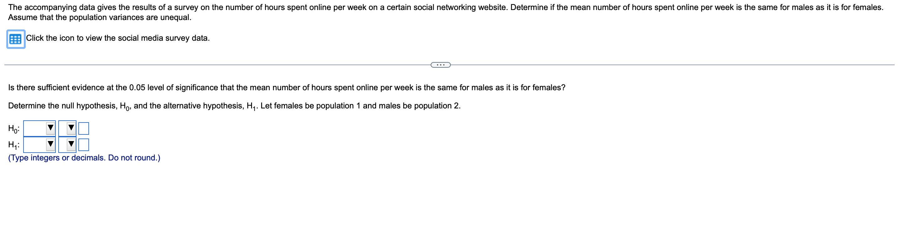 Solved The accompanying data gives the results of a survey | Chegg.com