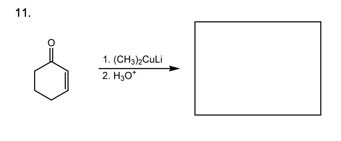 Solved 1. (CH3)2Culi 2. H30+ | Chegg.com