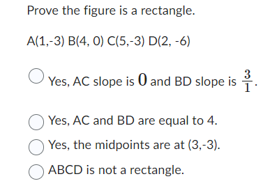 Prove the figure is a rectangle. | Chegg.com