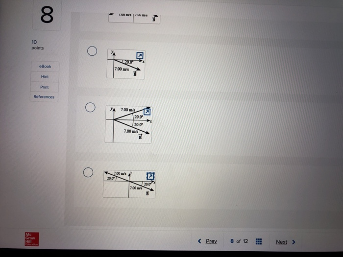 Solved Choose a vector that has the same y component as B | Chegg.com