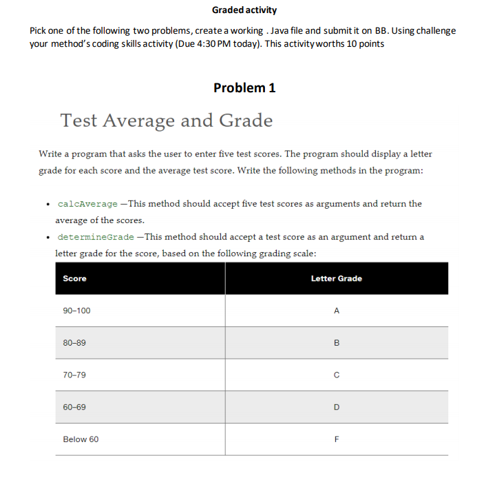 Solved Graded activity Pick one of the following two | Chegg.com