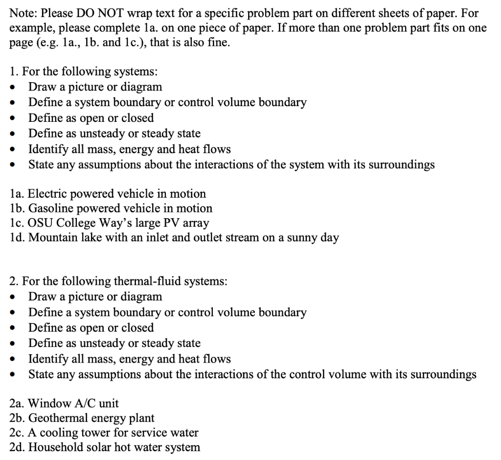 Note: Please DO NOT wrap text for a specific problem | Chegg.com