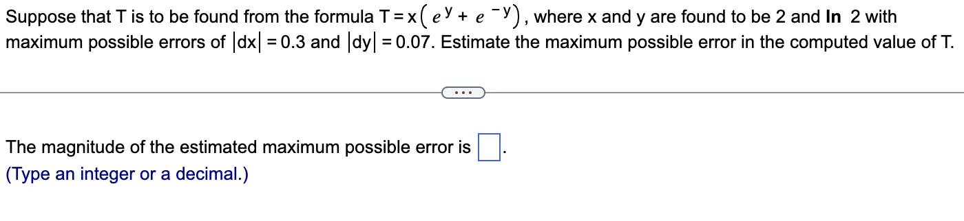 Solved Suppose that T is to be found from the formula | Chegg.com