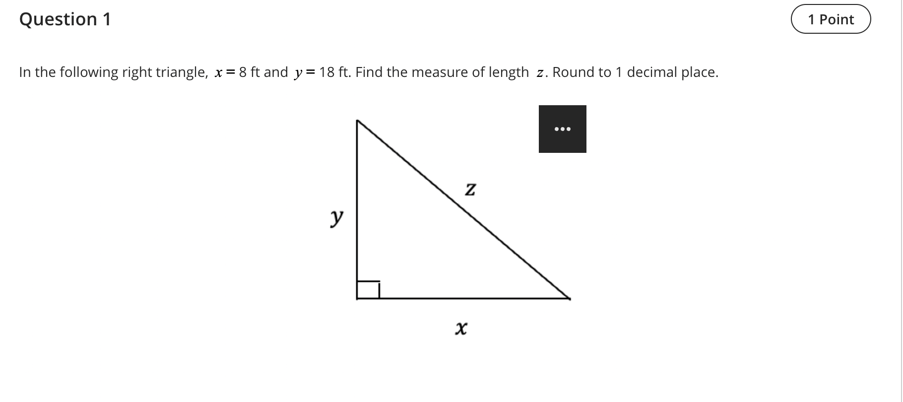 Solved code class="asciimath">Question 1 ﻿In the following | Chegg.com