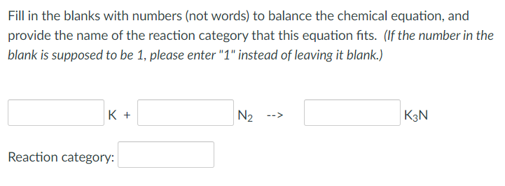 Solved Fill in the blanks with numbers (not words) to | Chegg.com